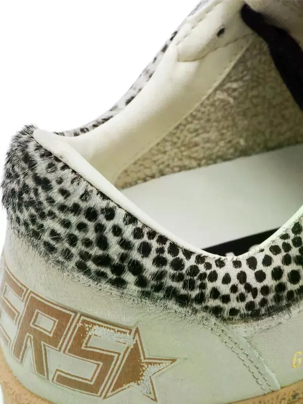 GOLDEN GOOSE Ball Star Leopard Print Sneakers