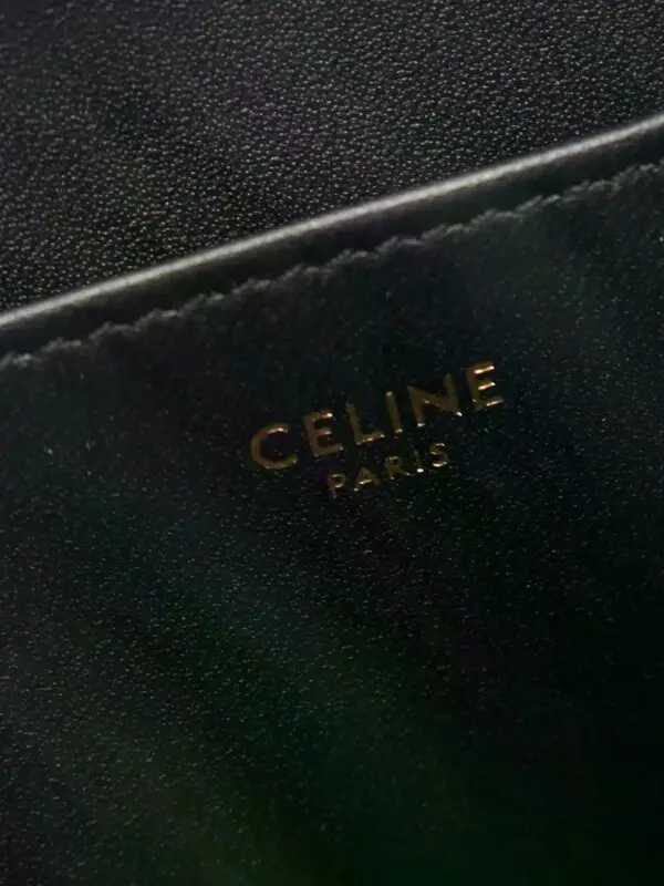 Celine Soft Calfskin Camille 16 Satchel - Black