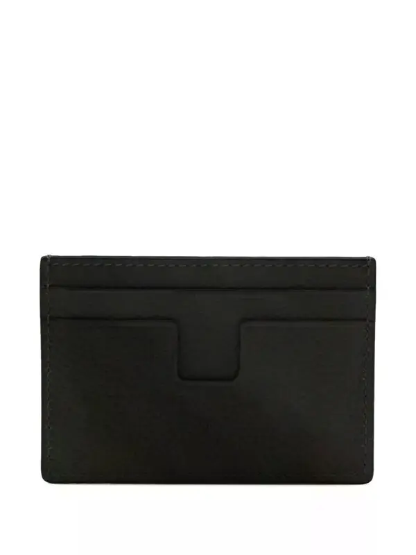TOM FORD Logo-print Grained Cardholder - Black