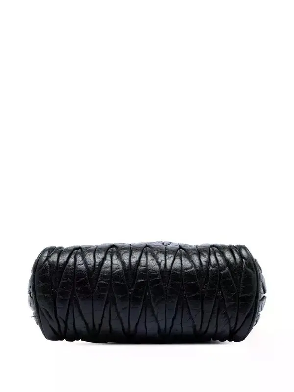 Miu Miu Matelassé Nappa Lux Charm Shoulder Bag