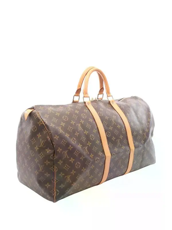 LOUIS VUITTON Monogram Keepall 55 Travel Bag