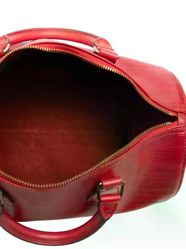 LOUIS VUITTON Epi Speedy 30 Boston Bag - Red
