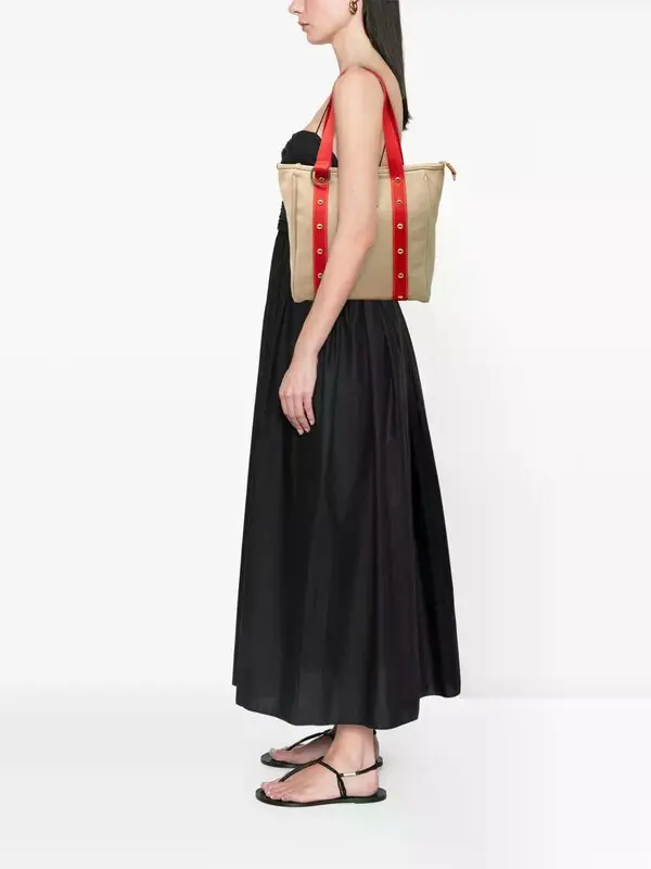 LOUIS VUITTON Antigua Cabas Mm Tote Bag - Red