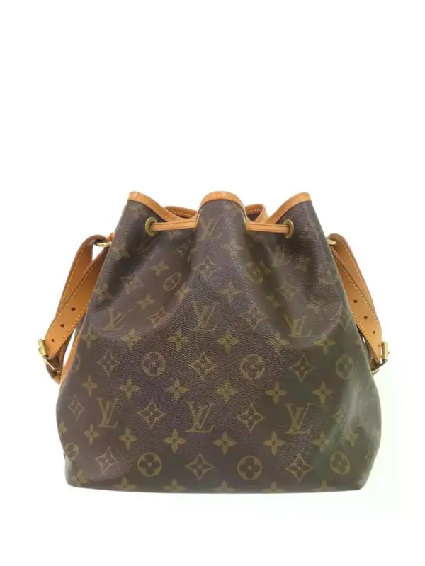 LOUIS VUITTON Monogram Petit Noe Bucket Bag