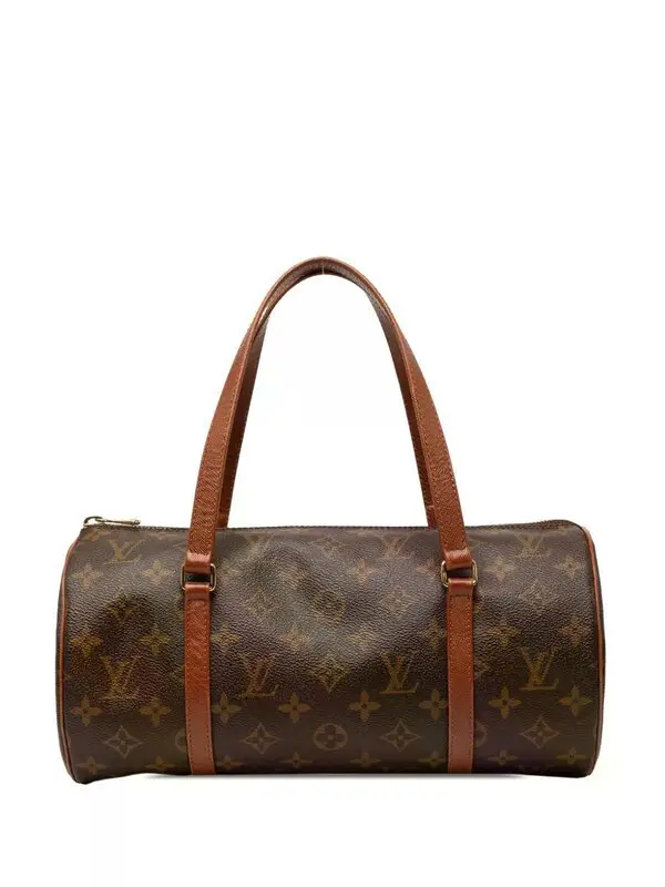 LOUIS VUITTON Monogram Papillon 30 Handbag - Brown