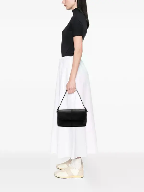 Burberry Leather Flap Shoulder Bag