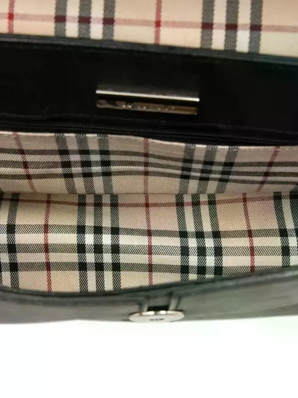 Burberry Leather Flap Shoulder Bag