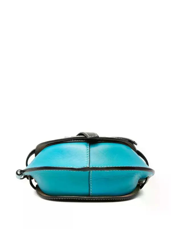 Loewe William De Morgan Embroidered Floral Gate Mini Bag - Blue