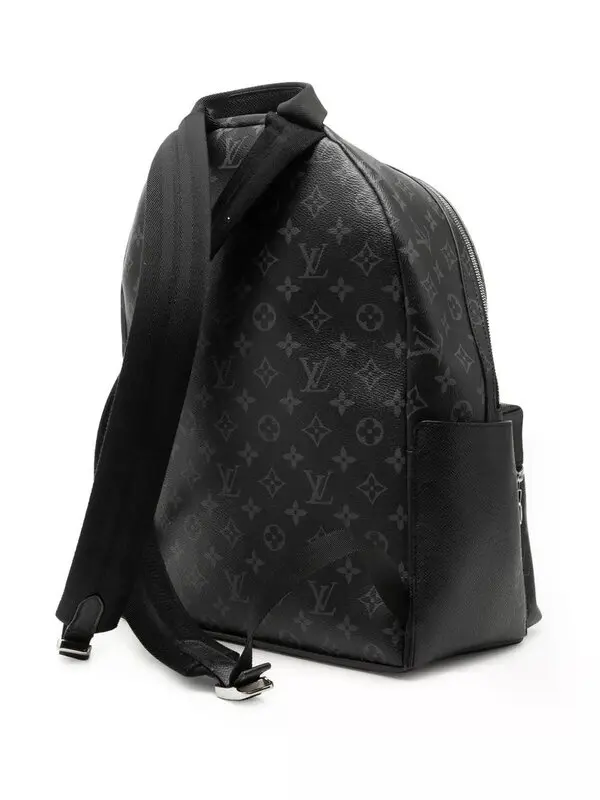 LOUIS VUITTON Monogram Taigarama Discovery Backpack - Black