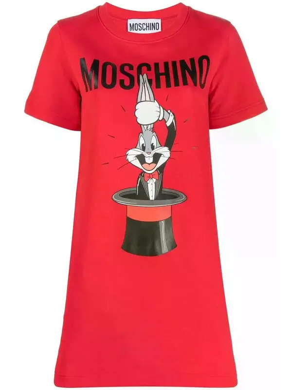 Moschino Bugs Bunny Print Dress