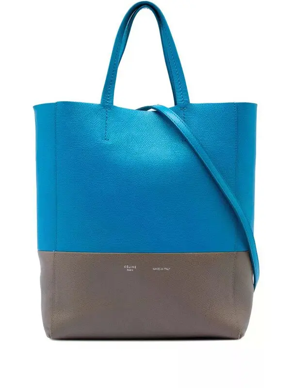 Celine Vertical Cabas Tote Satchel - Blue