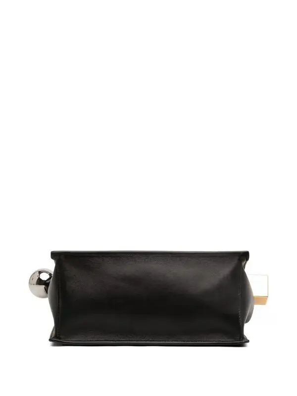 Jacquemus La Pochette Rond Carré Leather Clutch