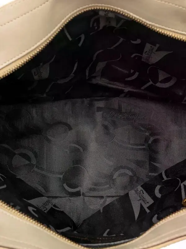 FERRAGAMO Nylon Tiered Grosgrain Shoulder Bag