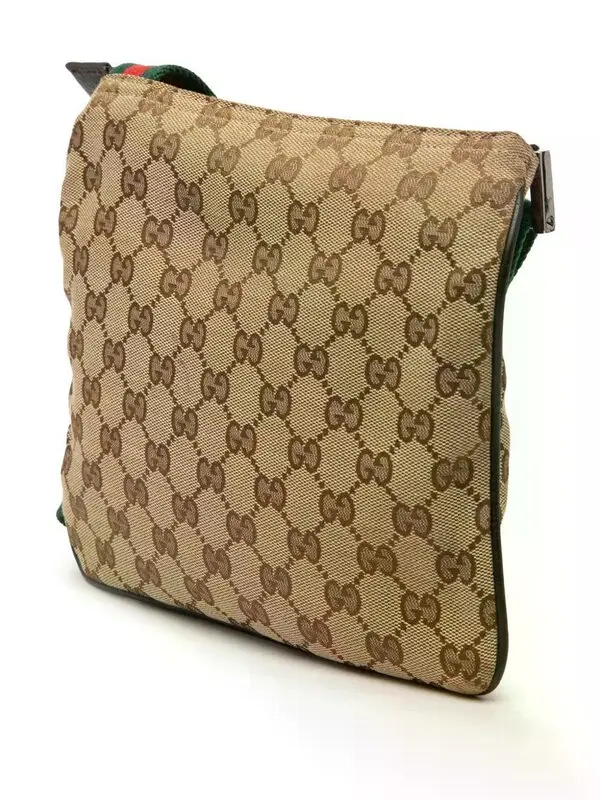 Gucci Gg Canvas Web Crossbody Bag