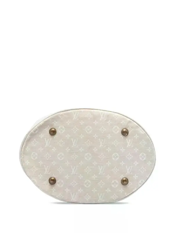 LOUIS VUITTON Monogram Mini Lin Bucket Pm Shoulder Bag