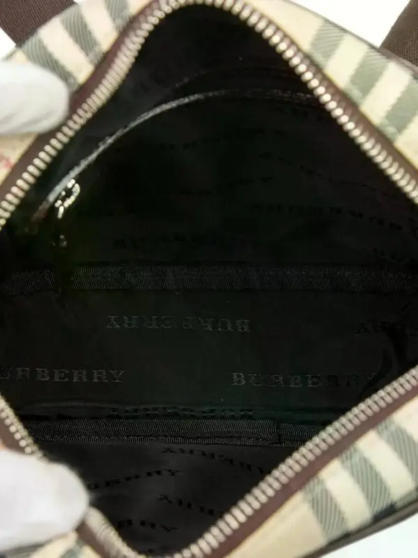 Burberry House Check Canvas Crossbody Bag