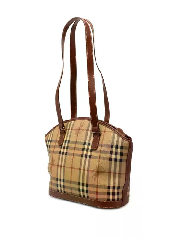 Burberry Haymarket Check Coated Canvas Shoulder Bag