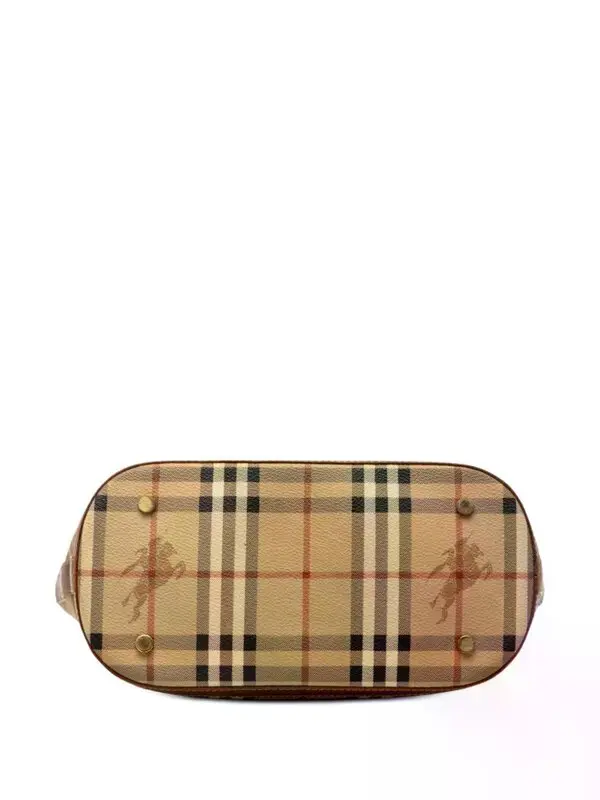 Burberry Haymarket Check Coated Canvas Shoulder Bag