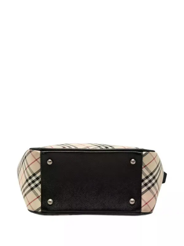Burberry Nova Check Canvas Handbag