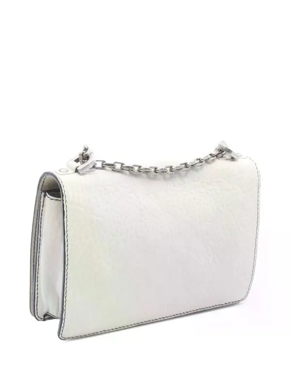 Dior Leather Mosaic Shoulder Bag - Neutrals