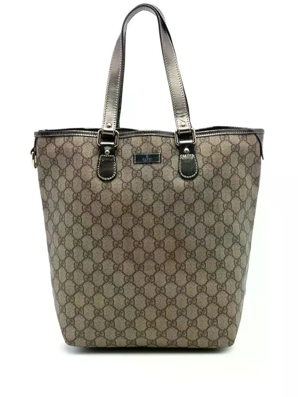 Gucci Gg Supreme Joy Tote Satchel - Neutrals