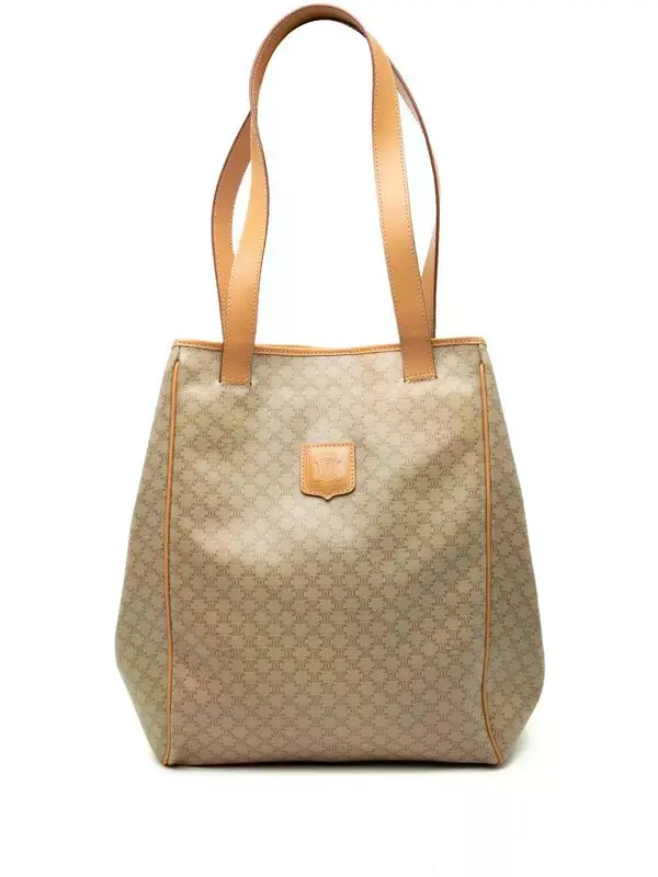 Celine Macadam Coated Canvas Tote Bag