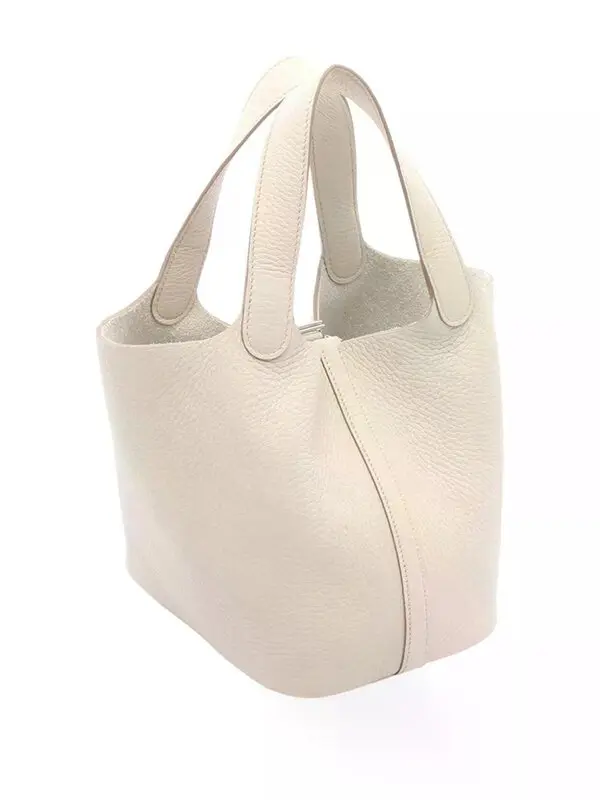 Hermès Clemence Picotin Lock 18 Handbag - Neutrals