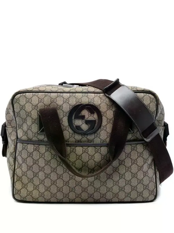 Gucci Gg Supreme Interlocking G Briefcase