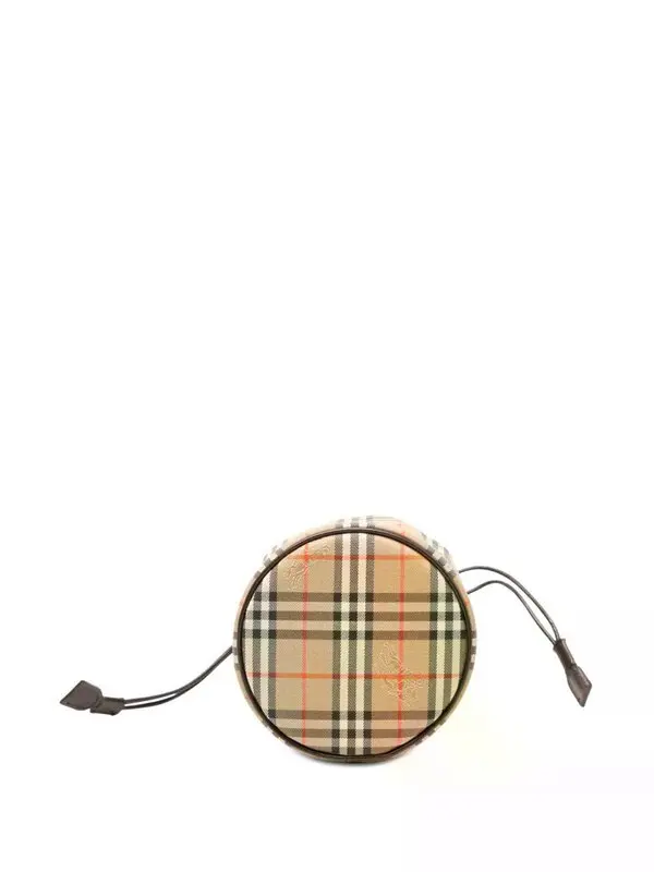 Burberry Haymarket Check Canvas Drawstring Pouch