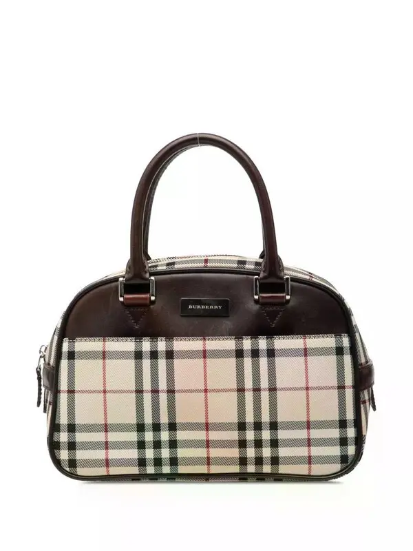 Burberry House Check Canvas Handbag