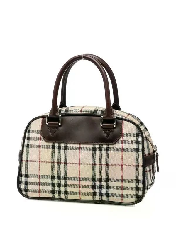 Burberry House Check Canvas Handbag