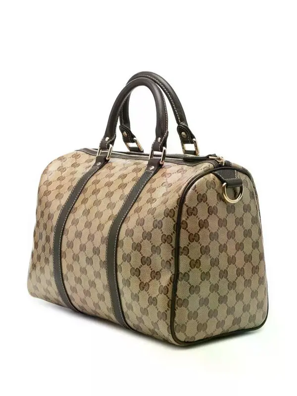Gucci Gg Crystal Joy Boston Bag - Neutrals