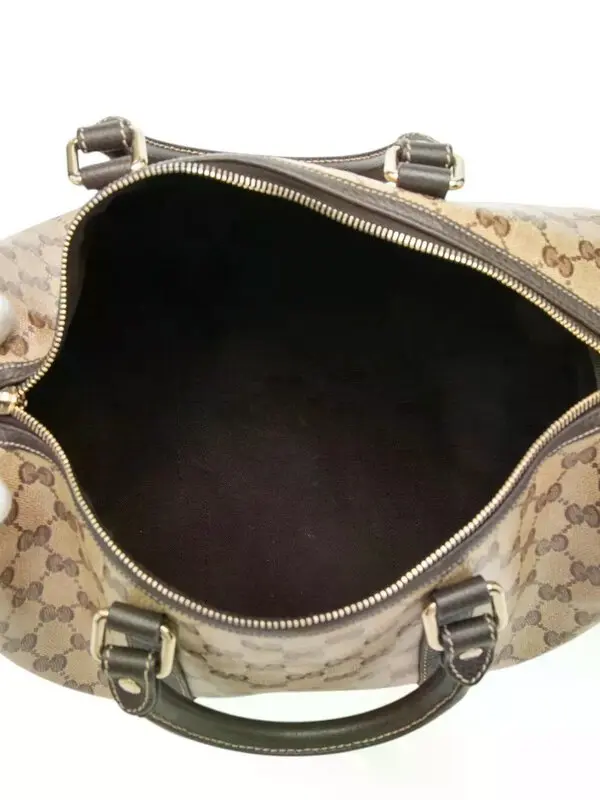 Gucci Gg Crystal Joy Boston Bag - Neutrals
