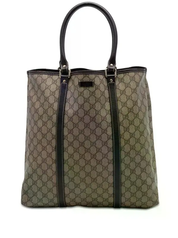 Gucci Gg Supreme Joy Vertical Tote Bag - Neutrals
