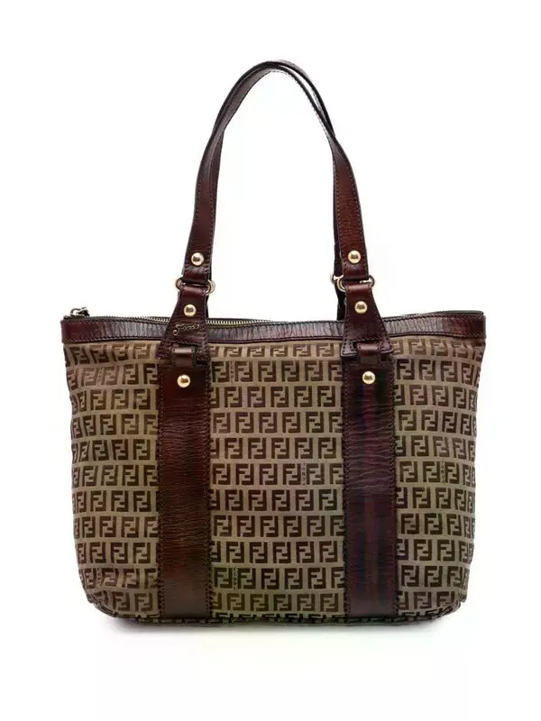 Fendi Zucchino Canvas Tote Bag