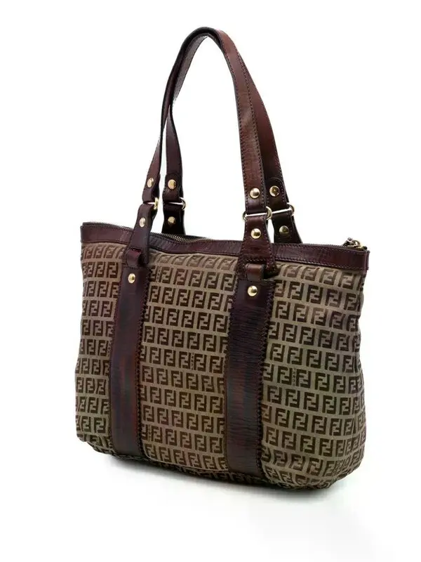 Fendi Zucchino Canvas Tote Bag