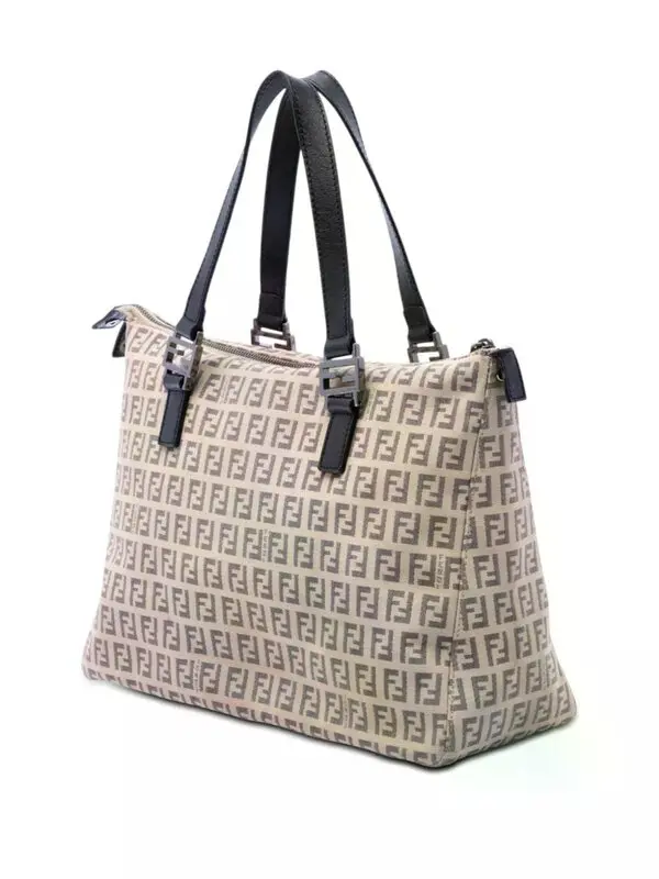 Fendi Zucchino Canvas Tote Bag