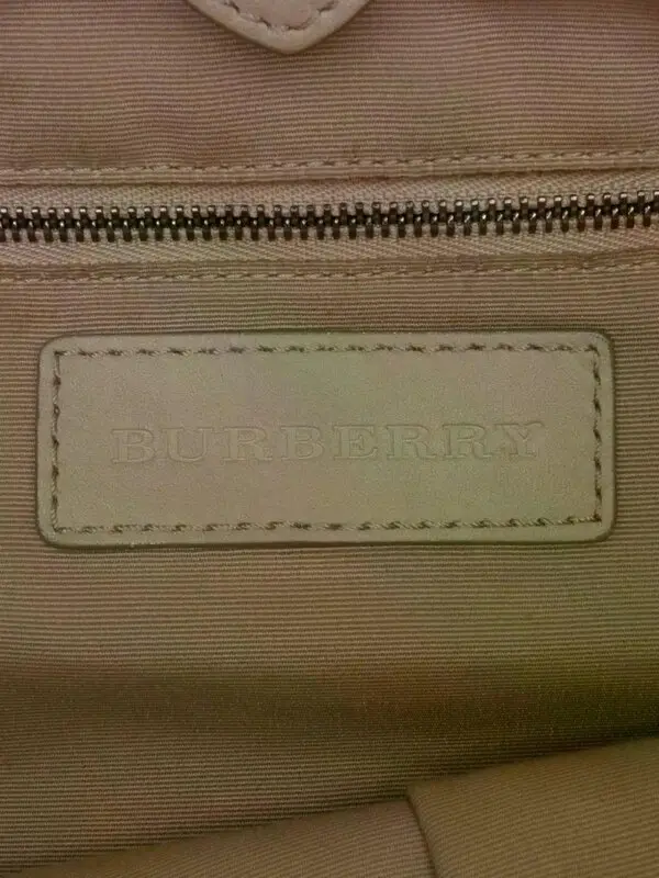 Burberry Leather Tassel Hobo Bag