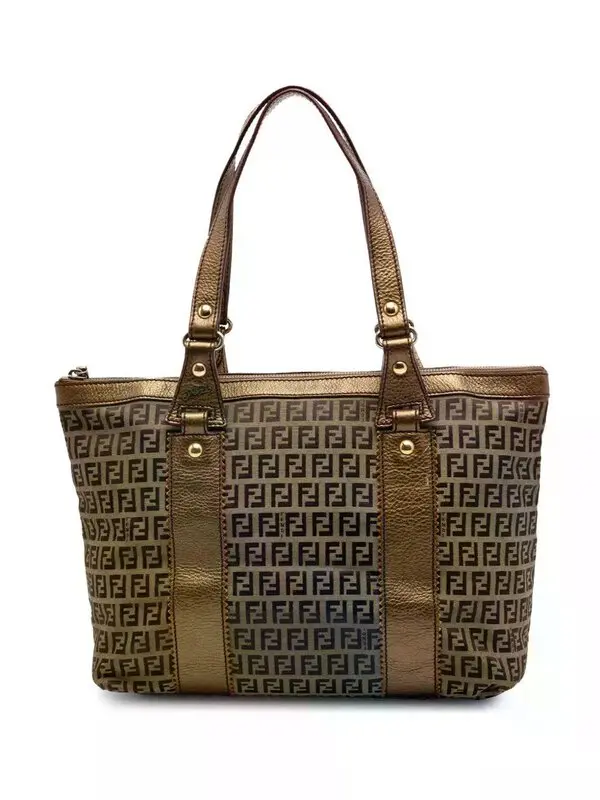 Fendi Zucchino Canvas Tote Bag