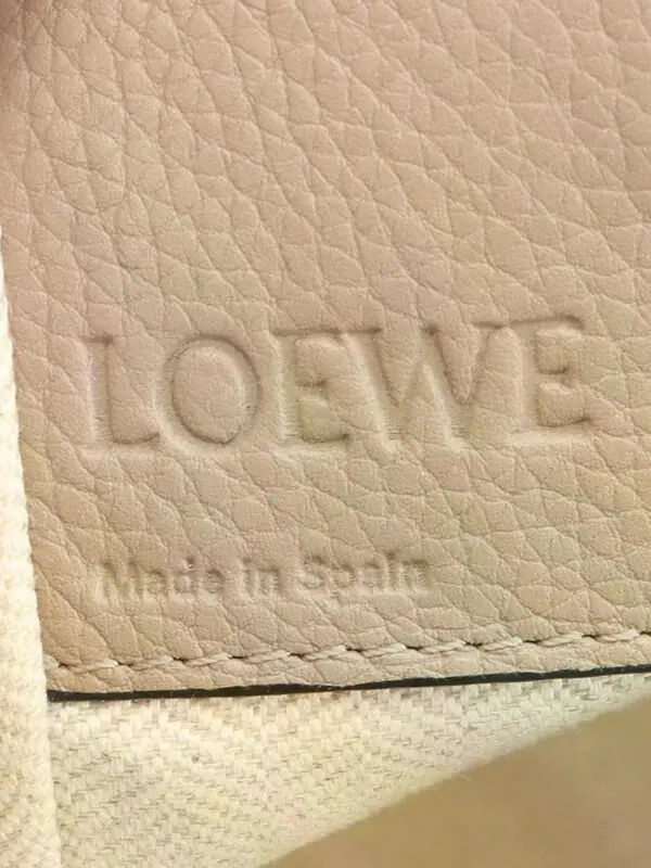 Loewe Small Grained Calfskin Hammock Bag Satchel - Neutrals