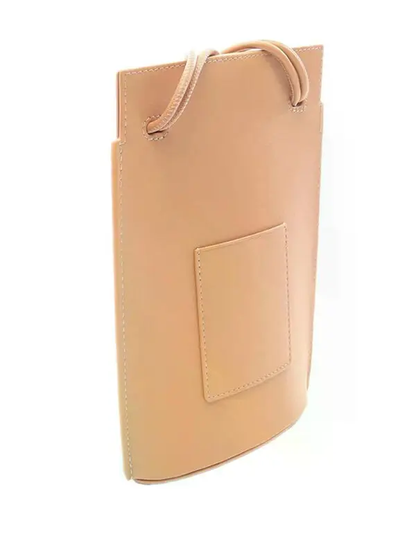 Loewe Leather Dice Pocket Shoulder Bag - Neutrals