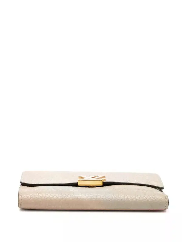 LOUIS VUITTON 2015-2026 Taurillon Capucines Compact Wallet Small Wallets - Neutrals