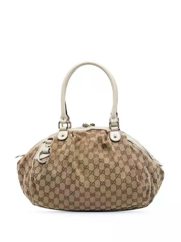 Gucci Sukey Satchel - Neutrals