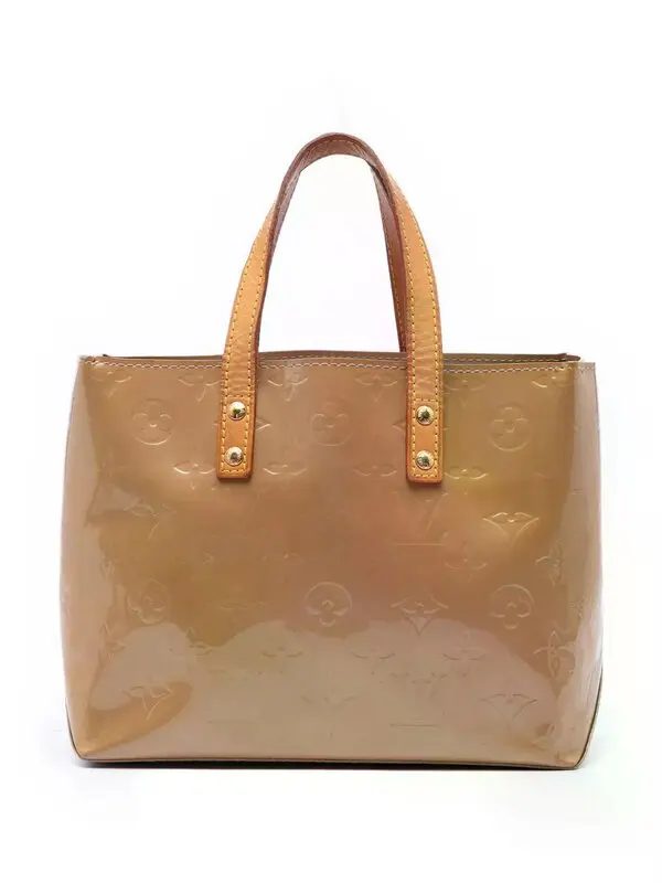 LOUIS VUITTON Monogram Vernis Reade Pm Handbag - Neutrals