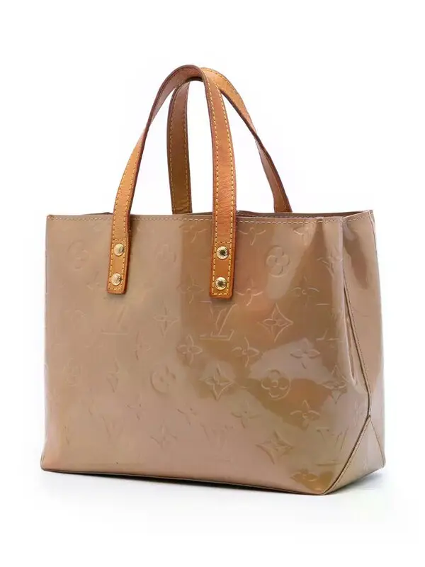 LOUIS VUITTON Monogram Vernis Reade Pm Handbag - Neutrals