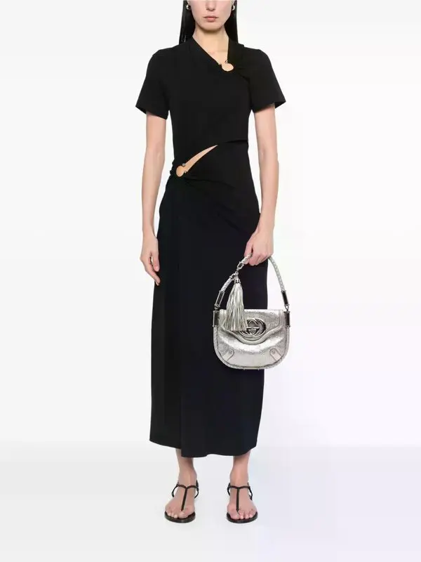 Gucci Britt Tassel Flap Handbag