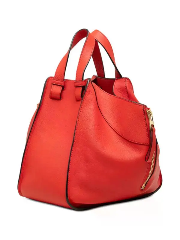 Loewe Calfskin Hammock Satchel - Red