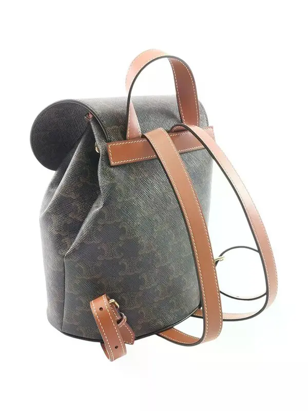 Celine Triomphe Bonnie Backpack - Black
