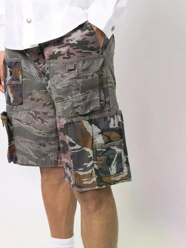 DIESEL® Camouflage Print Bermuda Shorts