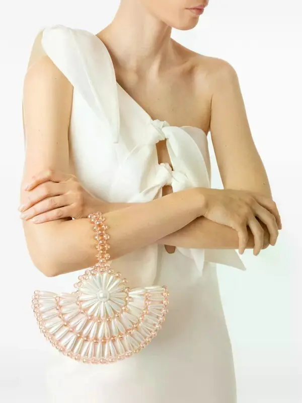0711 TBILISI Selene Beaded Clutch Bag